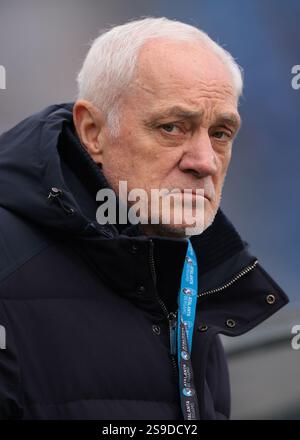 COMO, ITALY - JANUARY 25: Antonio Percassi President of Atalanta BC ...