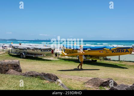 The Kirra Beach Surf Club at Kirra on the Gold Coast, Queensland Stock ...