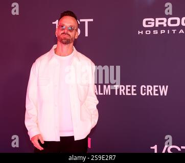 Jon George of Rufus Du Sol perform on Sunday, Oct. 23, 2022, in Miami ...