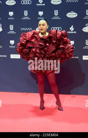 Pontevedra. Spain. 20250126, Candela Pena attends ‘Feroz Awards' 2025 ...