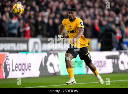 Wolverhampton Wanderers' Emmanuel Agbadou during the Premier League ...