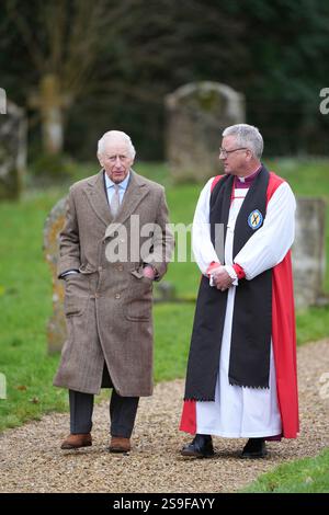 The Right Revd Stephen Lake, Bishop of Salisbury, swings incense during ...
