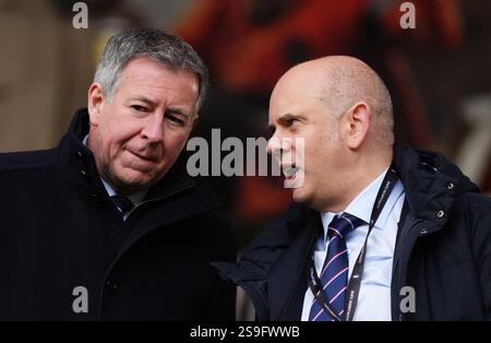 Rangers chairman Fraser Thornton and Chief Executive Officer Patrick ...