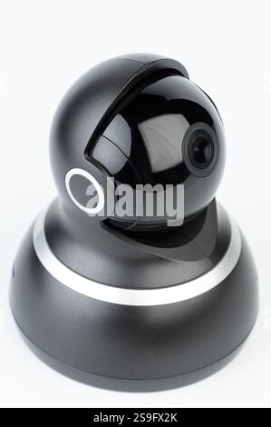 Wireless security camera isolated on white background. home security ...