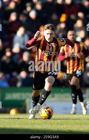 Bobby Pointon of Bradford City during the The Vertu Trophy match ...