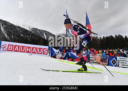 Martin Uldal of Norway competes in the men's 20k individual race at the ...