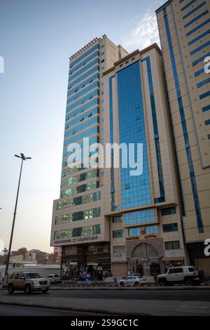 Hotels and offices in the Rawdah area, Mecca, Saudi Arabia Stock Photo ...