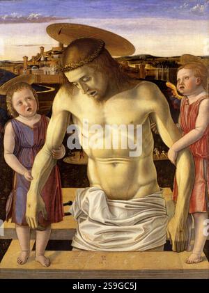 BELLINI, Giovanni (b. ca. 1426, Venezia, d. 1516, Venezia) Dead Christ ...