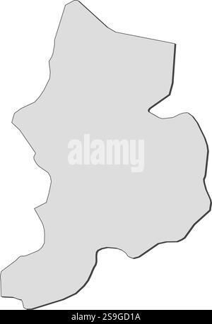 Map of Glarus, a province of Swizerland Stock Vector Image & Art - Alamy