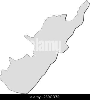 Map of Huila, a province of Colombia Stock Vector Image & Art - Alamy