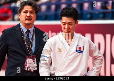 Hiromu Hashimoto (JPN) Male Kumite -60 Kg Bronze medal match during the ...
