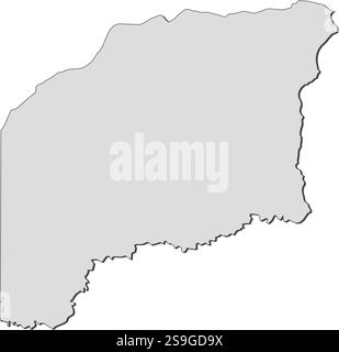 Map of Vichada, a province of Colombia Stock Vector Image & Art - Alamy