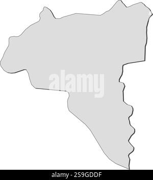 Map of Valga, a province of Estonia Stock Vector Image & Art - Alamy