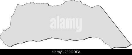 Map of Arauca, a province of Colombia Stock Vector Image & Art - Alamy