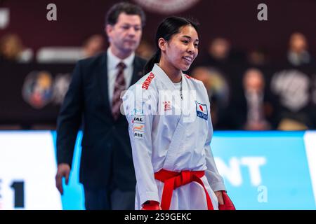 Rina Kodo (JPN) Female Kumite -55Kg bronze medal match during the Paris ...