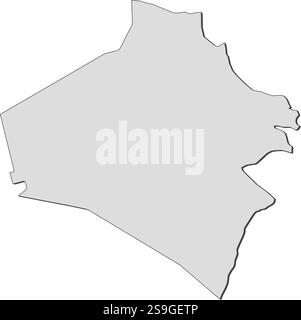 Map of Al Anbar, a province of Iraq Stock Vector Image & Art - Alamy