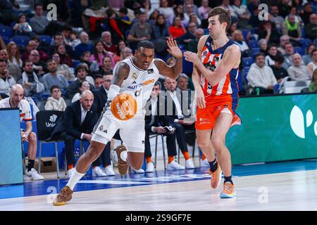 Xavier Rathan-Mayes of Real Madrid in action during the Spanish League ...