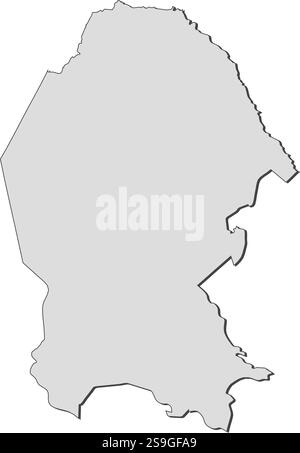 Map of Coahuila, a province of Mexico Stock Vector Image & Art - Alamy