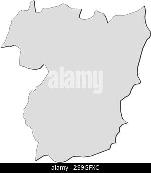 Map of Vila Real, a province of Portugal Stock Vector Image & Art - Alamy
