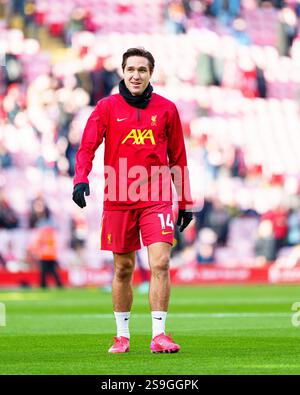 Federico Chiesa of Liverpool during the Premier League match Liverpool ...
