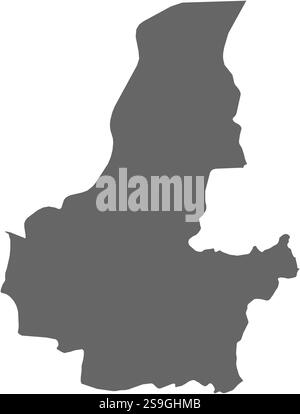 Map of Afghanistan with the provinces, Faryab is highlighted Stock ...