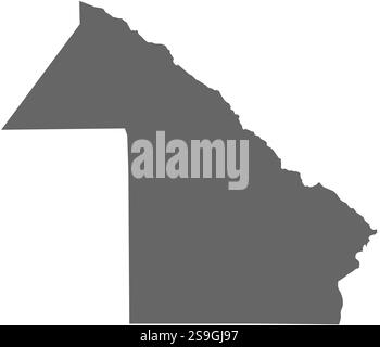 Map of Argentina as a gray piece., Chaco is highlighted in red Stock ...