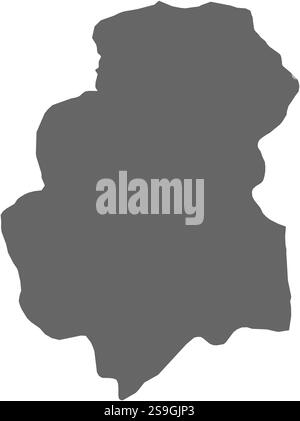 Map of Angola with the provinces, Huambo is highlighted Stock Vector ...