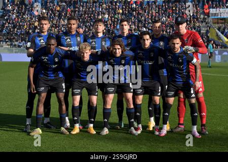 Players of Pisa lineup during AC Pisa vs SS Juve Stabia, Italian soccer ...