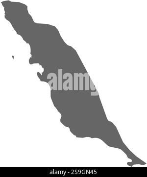Map of Iran with the provinces, Bushehr is highlighted Stock Vector ...