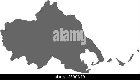 Map of Thessaly, a province of Greece Stock Vector Image & Art - Alamy