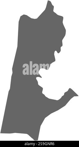 Map of Haifa, a province of Israel Stock Vector Image & Art - Alamy