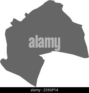 Map of Al-Qadisiyyah, a province of Iraq Stock Vector Image & Art - Alamy