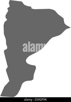 Map of Jordan with the provinces, Balqa is highlighted by orange Stock ...