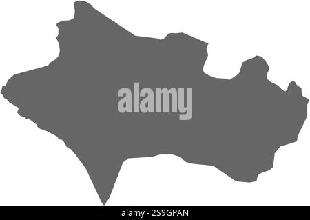 Map of Iran as a gray piece, Lorestan is highlighted in red Stock ...