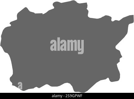 Map of Lithuania as a gray piece., Alytus is highlighted in red Stock ...