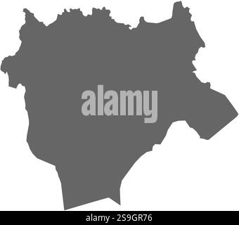 Map of Kazakhstan as a gray piece, Aktobe is highlighted in red Stock ...