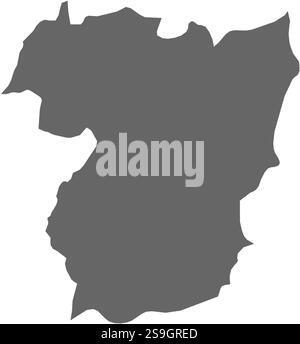 Map of Vila Real, Portugal map, region of Portugal, showing its states ...