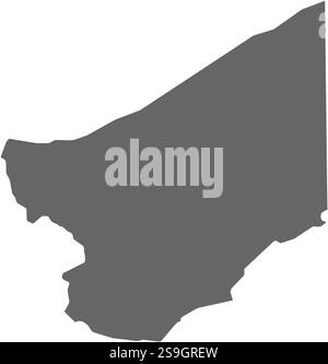 Zinder Region (Regions of Niger, Republic of the Niger) map vector ...