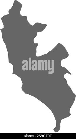 Lima Province region outline map set Stock Vector Image & Art - Alamy
