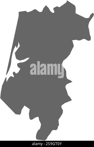 Map of Aveiro, a province of Portugal Stock Vector Image & Art - Alamy