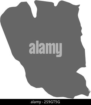 Map of Romania as a gray piece, Galati is highlighted in red Stock ...