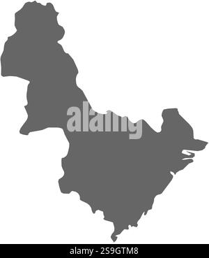 Map of Aust-Agder, a province of Norway Stock Vector Image & Art - Alamy