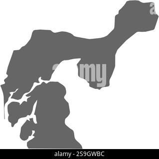 Fatick Region (Regions of Senegal, Republic of Senegal) map vector ...