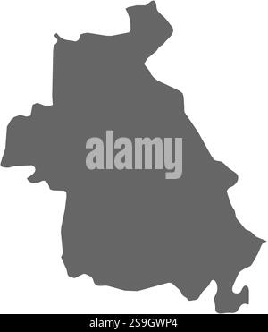 Map of Syria with the provinces, Idlib is highlighted Stock Vector ...