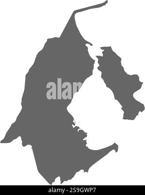 Map of Venezuela as a gray piece, Zulia is highlighted in red Stock ...