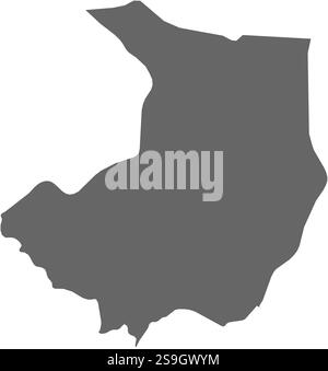 Central Equatoria state (States of South Sudan, Equatoria Region) map ...