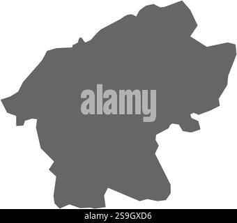 Map of Turkey with the provinces, Bartin is highlighted Stock Vector ...