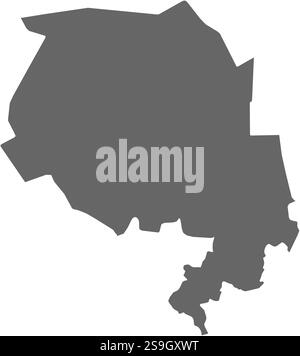 Vector map of Uzbekistan with regions or territories and administrative ...