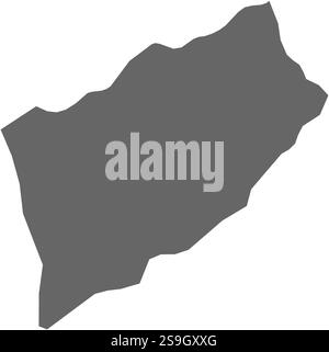 Map of Turkey with the provinces, Rize is highlighted Stock Vector ...