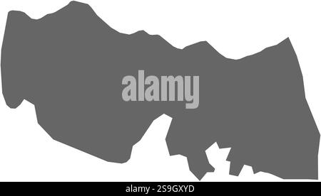 Map of Turkey with the provinces, Trabzon is highlighted Stock Vector ...